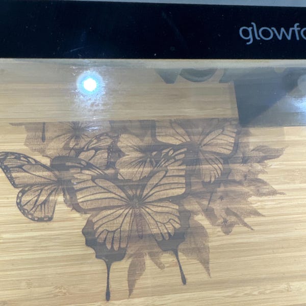 High-quality Floral Butterfly Design PNG & Lightburn File for Laser ...