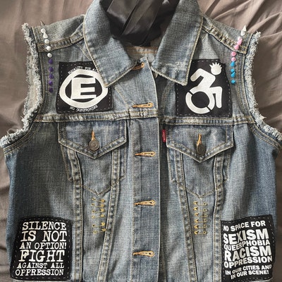 Punk Patch Country Music is Farm Emo Patches for Jackets Battle Jacket ...