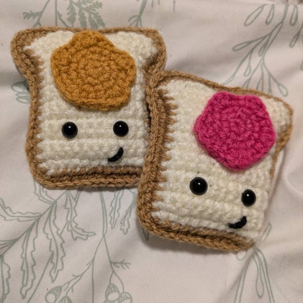 Crochet Toast Pattern, Crochet Breakfast Patterns, Amigurumi Pocket ...