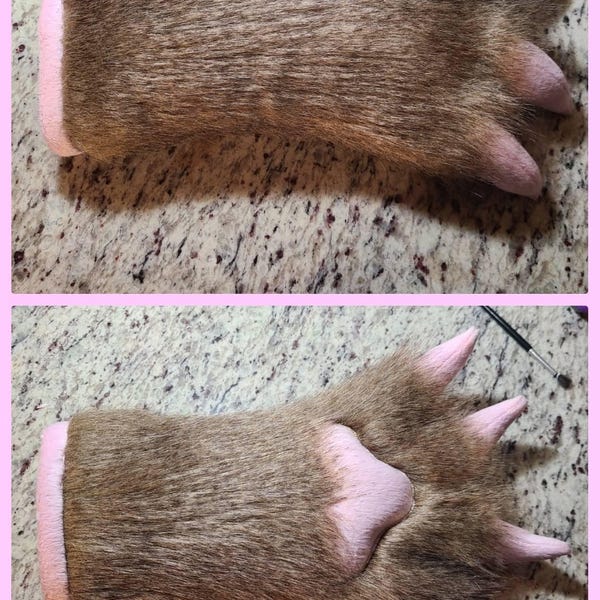 Monster Claw Puffy Paws *PDF DOWNLOAD* Sewing Pattern and Tutorial ...