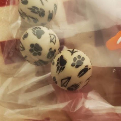 Orange Buck Focal Beads and Camouflage 15mm Silicone Bead Mix ...