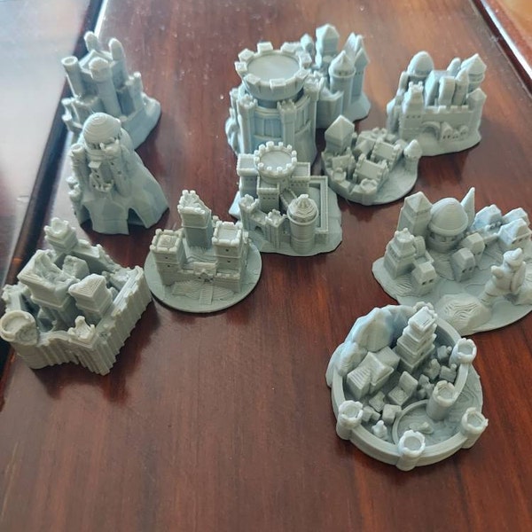 3D Deluxe Risk Got Token Set Compatible With Most Medieval Board Games ...