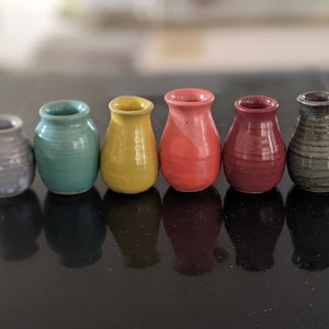 Miniature Pot Mini Ceramic Bowl Heart Dish Bud Vase Tiny - Etsy