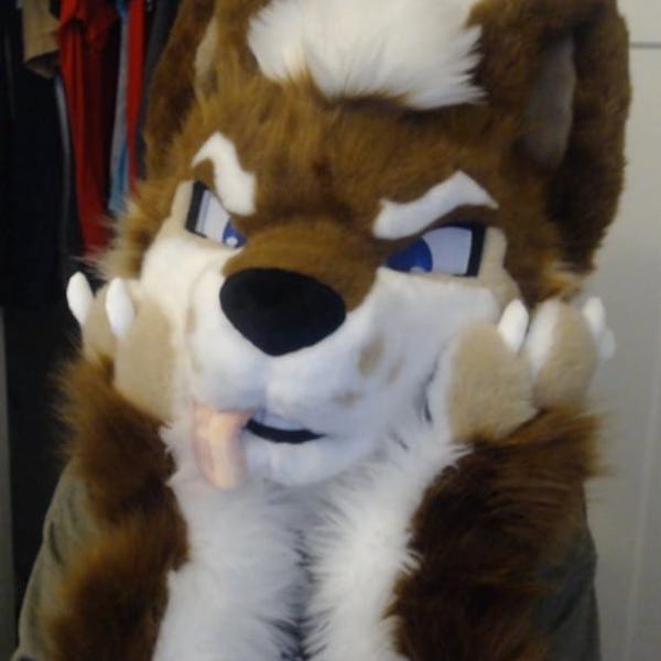 Fursuit Head Full Body, Furrynew Pre-made Fur Head, Furry Cosplay, Full ...