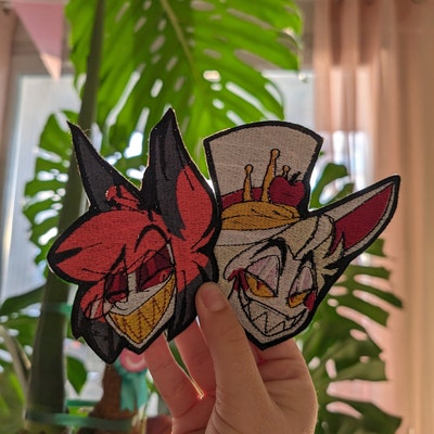 Hazbin Hotel Lucifer Morningstar Inspired Embroidered Patch - Etsy