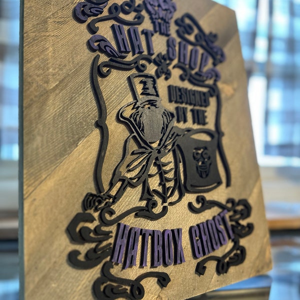 Haunted Mansion Hatbox Ghost Hatbox SVG Haunted Mansion Occupation SVG ...