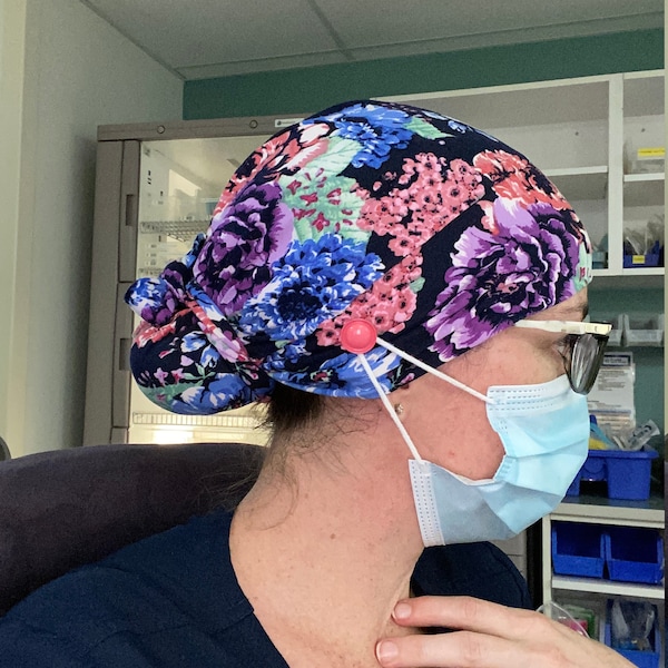 Scrub Cap Pattern, Stretchy Headwrap Sewing Pattern, Scrub Hat Pattern ...