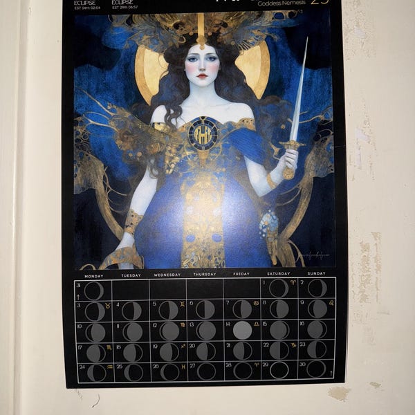 Rhiannon Print, Welsh Goddess of Dreams & Horses, Art Deco, Coquette ...