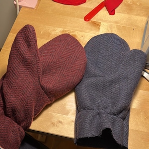 Cozy Mitten Sewing Pattern adult - Etsy