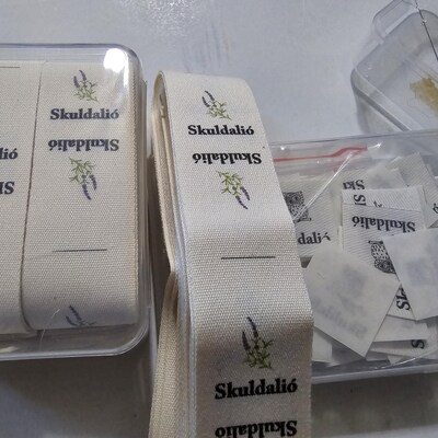 30x60mm,cotton Twill Webbing,flat or Folded Labels,printed Sew-in ...