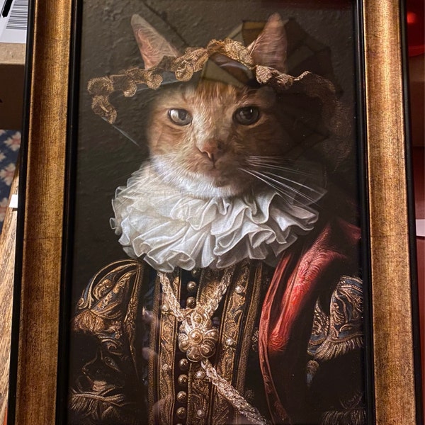 Custom Royal Pet Portrait: Renaissance Animal Painting - Etsy