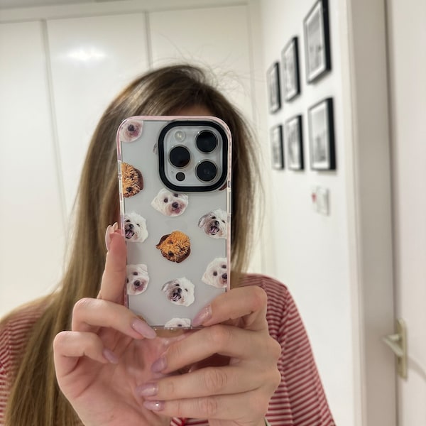Custom Dog Phone Case, Custom Pet Illustrated Phone Case, Dog iPhone ...