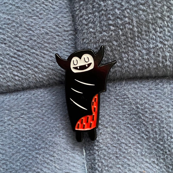 Vampire Enamel Pin - Etsy