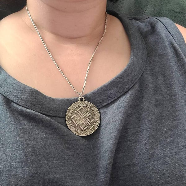 Punic and Phoenician Goddess Tanit Symbol Necklace,lucky Protective ...