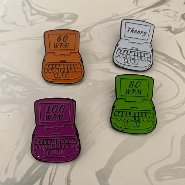 Achievement Court Reporting Speed Lapel Pins - Etsy