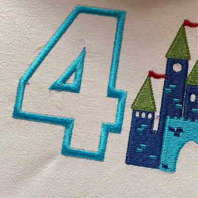 Applique Numbers. Number Embroidery Design. Jersey Number Applique ...