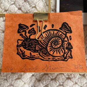 Mini Cicada Linocut Print - Etsy