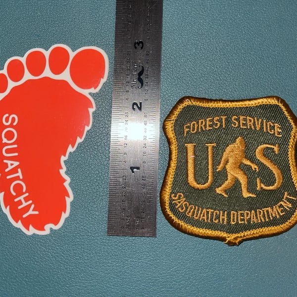 US Sasquatch Department - Iron on Embroidered Patch - Etsy