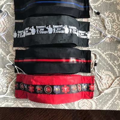 Thin Red Line Firefighter Ribbon for Memorial Services, Funeral Mass ...