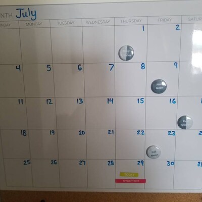 Pastel Teal Aqua Perpetual Calendar-numbers 1-31 1 - Etsy