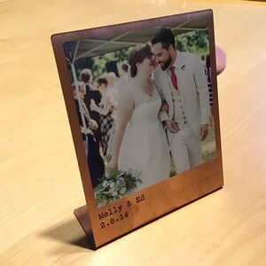 Personalised Solid Copper Photo Print - Etsy