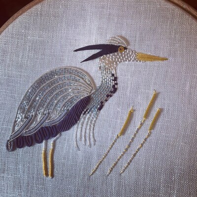 Metalwork Embroidery Squirrel Kit - Etsy