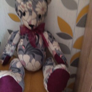 In the Hoop Large Jointed Teddy Bear Memory Bear 10x6 ITH - Etsy