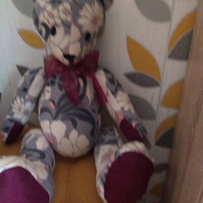 In the Hoop Large Jointed Teddy Bear Memory Bear 10x6 ITH Machine ...