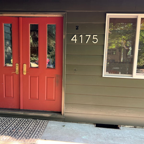 White House Numbers / Modern Address Number / House Number Sign ...