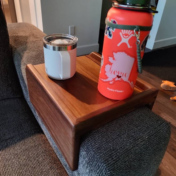 Premium Custom Handmade Arm Tray Table | Sofa Table | Armrest Table ...