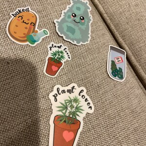 Self Care Weed Jar Sticker Stoner Weed Sticker Cannabis Vinyl Sticker ...