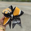 Custom College Cheer Bows Designed in Your Team Colors. Price Listed is ...