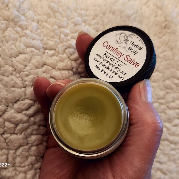 Comfrey Salve - Organically Grown Comfrey - Organic Ingredients ...