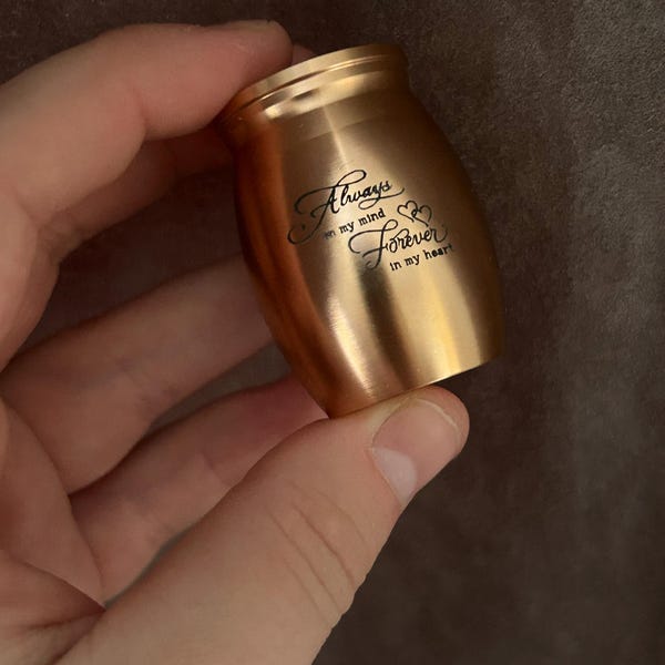 Personalized Mini Urn, Cremation Urns, Funeral Urns, Small Urn, Child ...