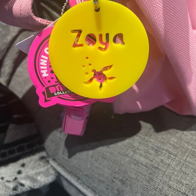 Personalised Book Bag Name Tag, School Bag Name Tag - Etsy