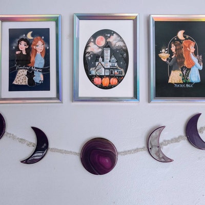 Practical Magic Inspired Victorian House Gouache Painting STICKER ...