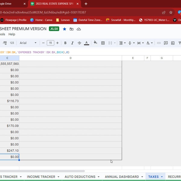 Real Estate Expense Tracker | Real Estate Income and Expense Tracker ...