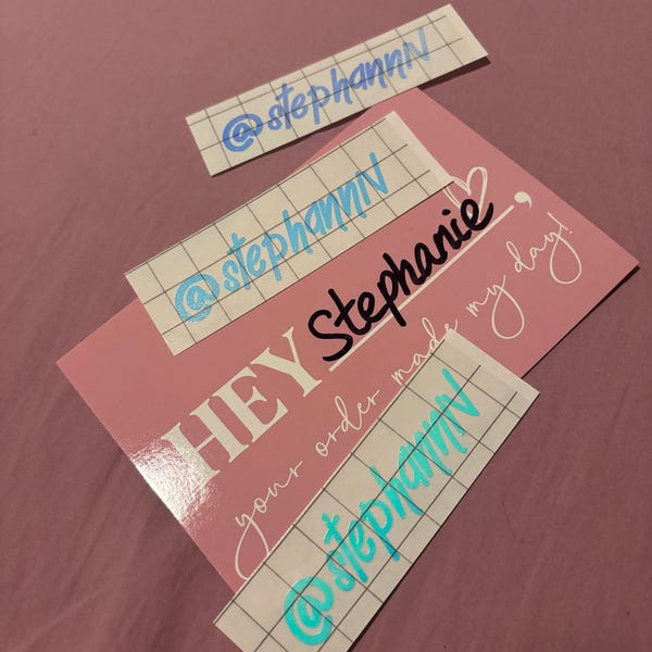 Personalized Name Sticker, Custom Name Sticker, Pastel Name Sticker ...
