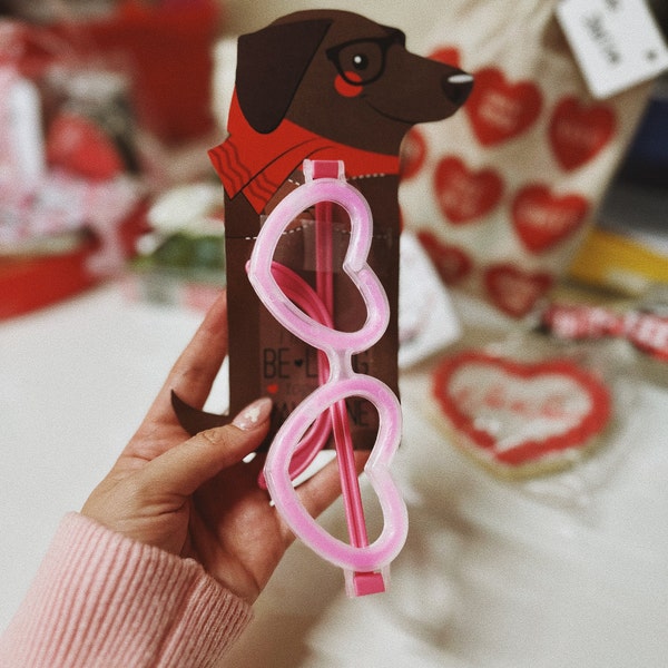 Weenie Dog Valentine Printable Dachshund Puppy Weiner Dog Non Candy ...