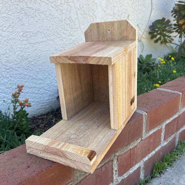 Cedar Bird Nesting Platform Shelter • Cedar Bird Nesting Box • Dove ...