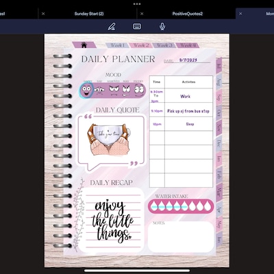 Digital Planner 2023 2024 Dated iPad Goodnotes Notability, Digital ...