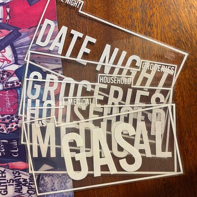 Wallet Dividers With Tabs Colorful Cash Dividers for Wallets Cute Cash ...