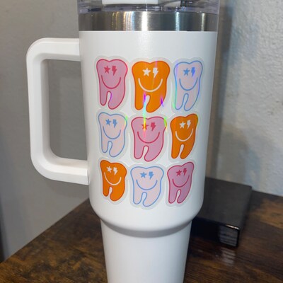 Sugar Skull Tooth Sticker, Dental Sticker, Dentist, Dental Student ...