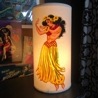 Pin-up Girl Table Lamp Ready for the Slopes. SG5 - Etsy