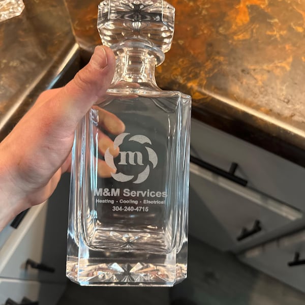 Custom Logo, Whiskey Decanter & Whiskey Glasses, Whiskey Decanter ...