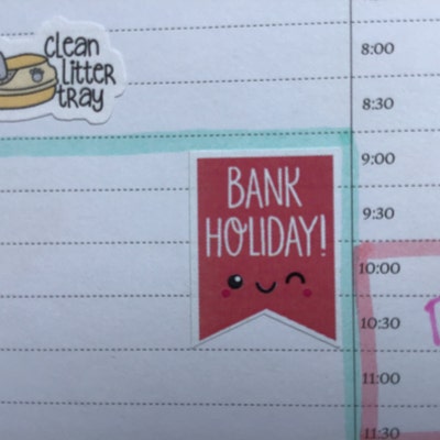 28 Cute UK Yearly Events/holidays/calendar/bank Holidays Planner ...
