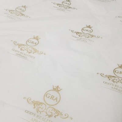 500pcs Personalised Wrap, Logo Wrapping, Brand Packaging, Bespoke ...