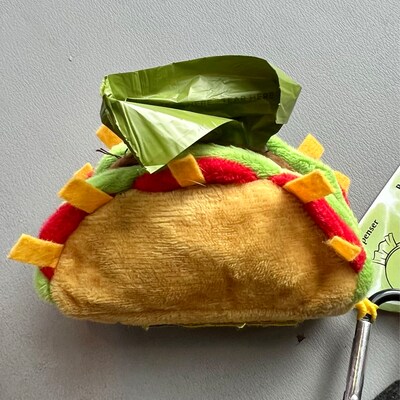 Taco Poop Bag Dispenser and Poop Holder 2 in 1 Waste Bag Dispenser With ...