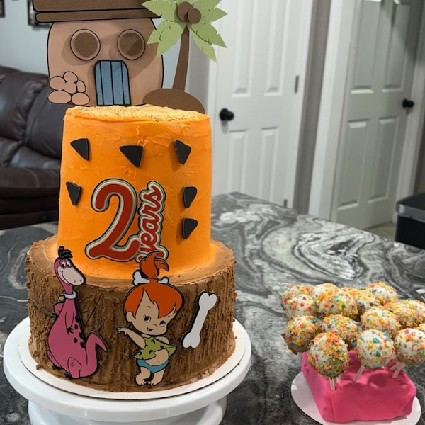 Pebbles Flintstone (the Flintstones) • Cake Topper Pebbles • Pedrita - Etsy