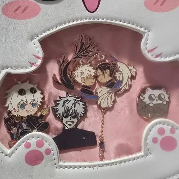 Gojo Satoru JJK Pin Anime - Limitless, Six Eyes, Cursed Technique Lapse ...